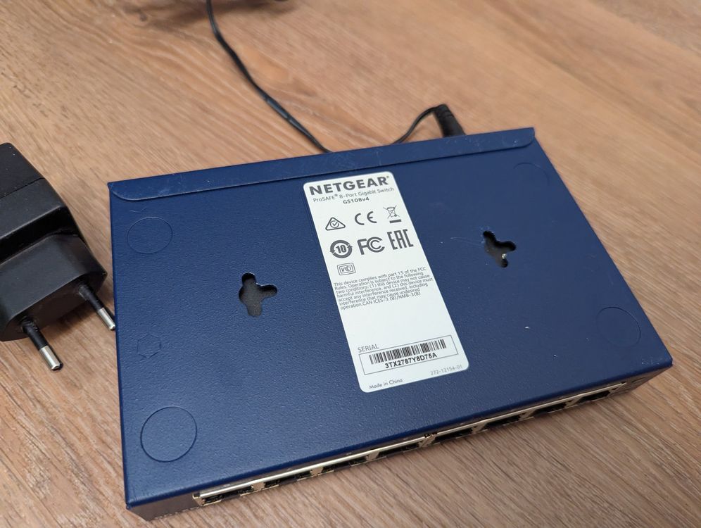 Netgear ProSAFE GS108 v4 – 8-Port Gigabit Switch (Gebraucht) in ...