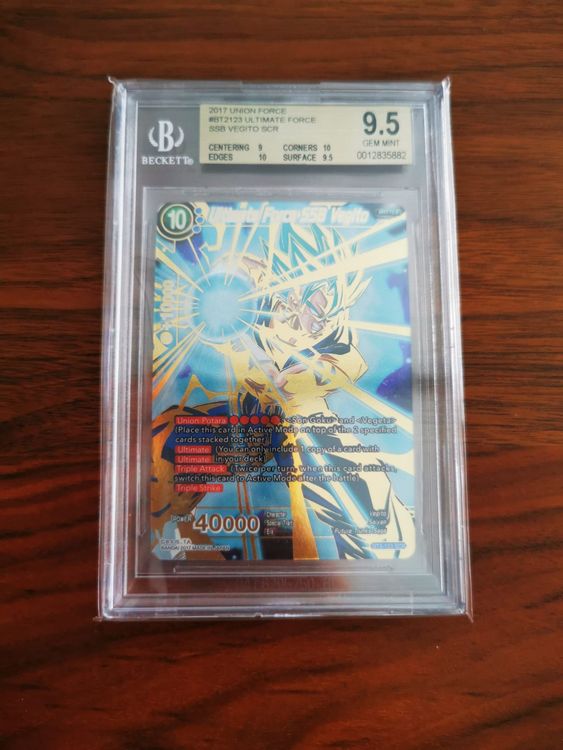 Dragon Ball SSB Vegito Ultimate Force SCR BGS 9.5 (Neu (gemäss ...