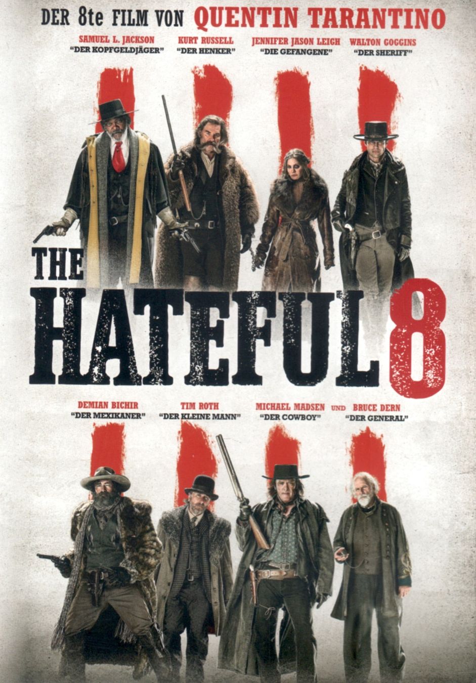 DVD: The Hateful 8 (mit: Samuel L. Jackson, Kurt Russell) (Gebraucht ...