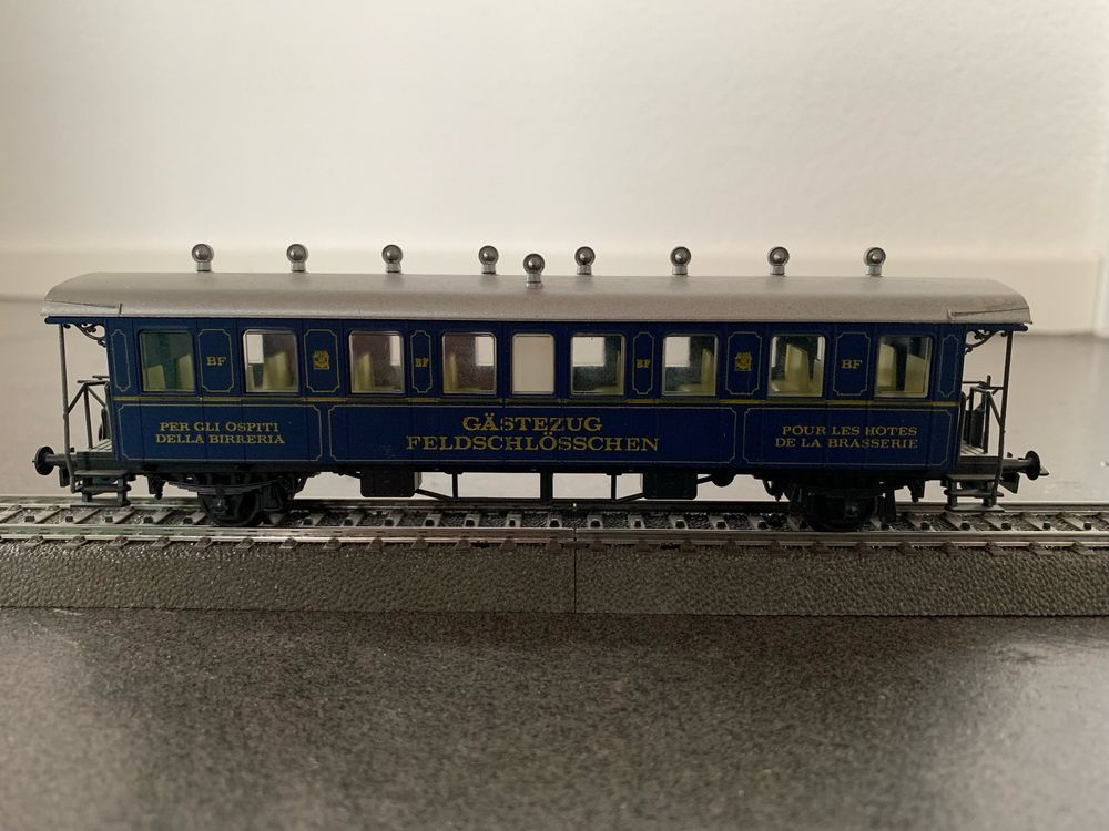 LILIPUT Modellbahn 27752 Gästezug Feldschlösschen blau H0/DC | Acheter ...