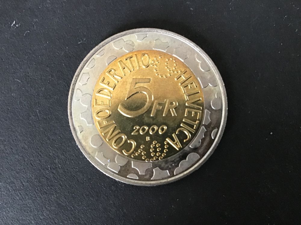 5 Franken Münze Basler Fasnacht 2000 (Gebraucht) in Stetten AG für CHF 9 – mit Lieferung auf ...