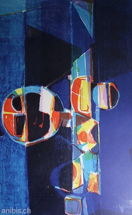 Epr. d'Art. sign. Lithografie von Hans Forster inkl. Rahmen (Neu ...