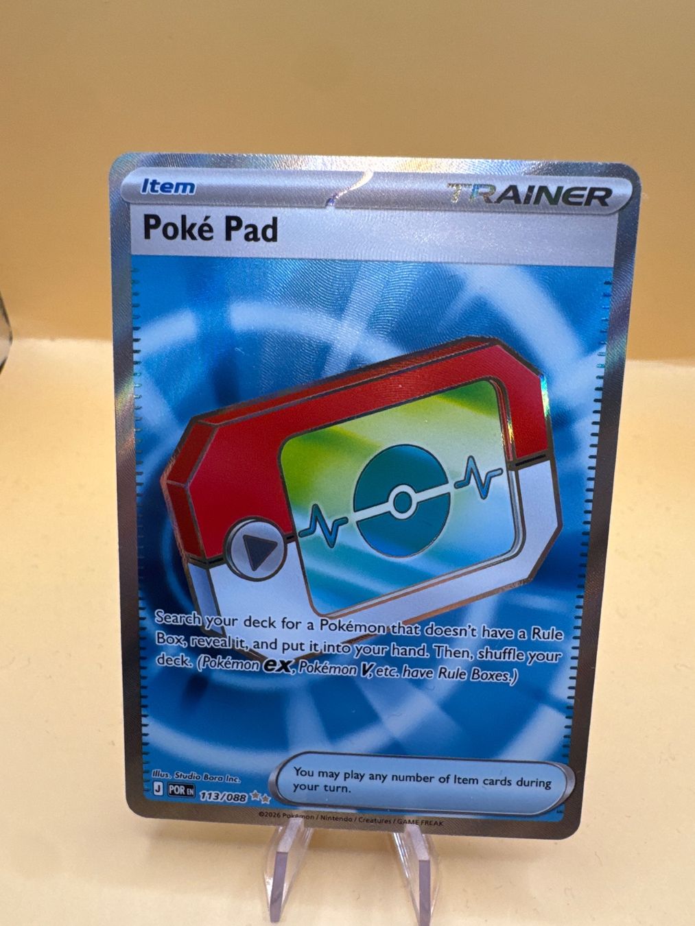 Pokémon 🇬🇧 Perfect Order - Poké Pad - 113/088 (Neu (gemäss Beschreibung ...
