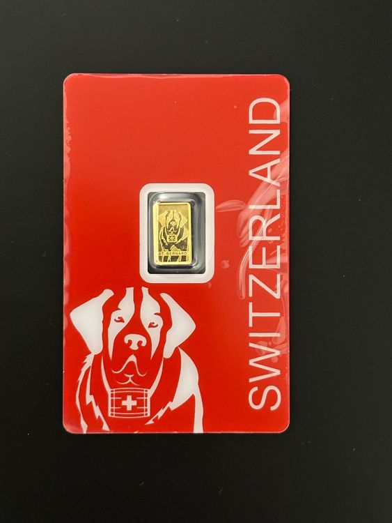 Goldbarren 1g Pamp Switzerland (Neu und originalverpackt) in für CHF ...