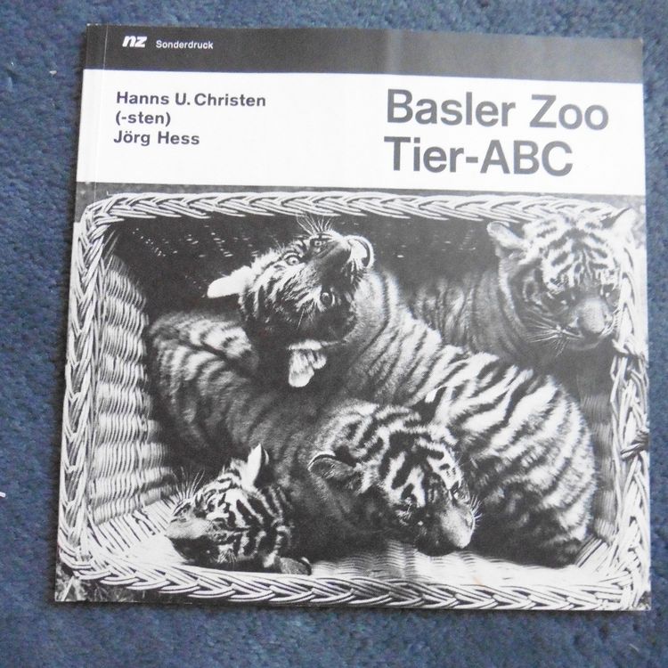 Basel,Zoo,Tier ABC,-sten,J.Hess,Fotos,1976,Geschichte,NZ (Gebraucht) in ...