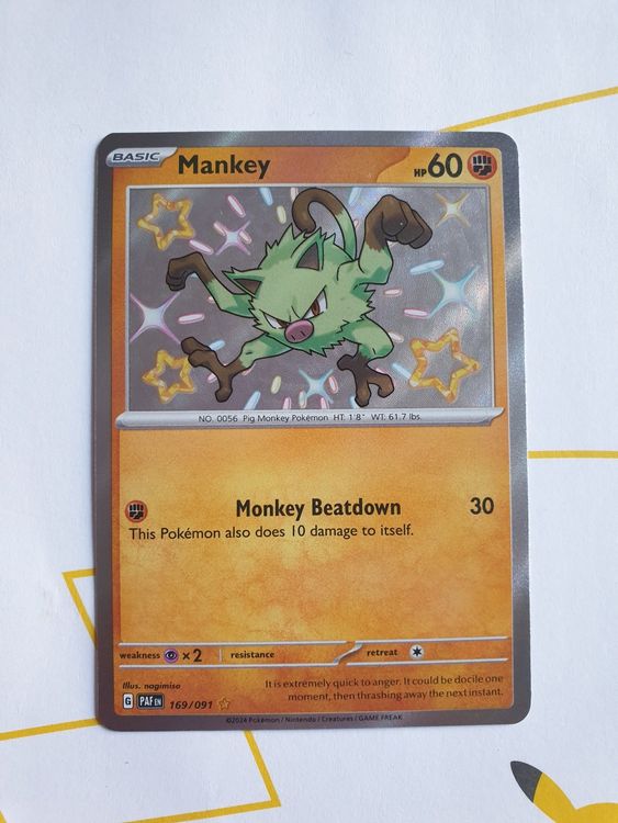 Mankey Paldean Fates | Kaufen auf Ricardo