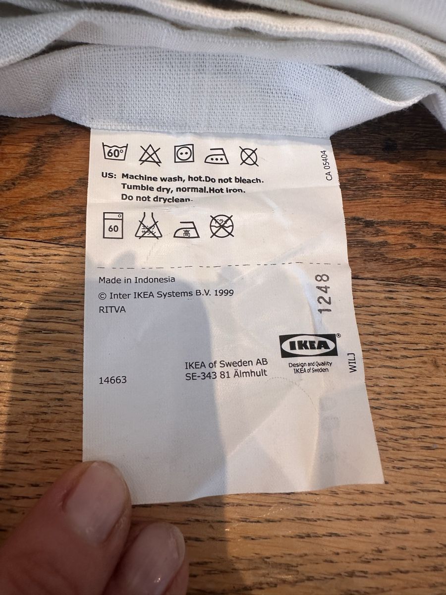 Ikea Ritva Gardine, Vorhang, weiss, 145x250 cm, Top! (Gebraucht) in ...