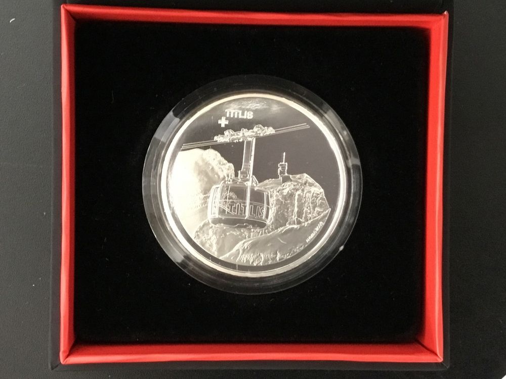 20 Franken Silbermünze Luftseilbahn TITLIS 2023 PP (Neu und originalverpackt) in St. Margrethen ...