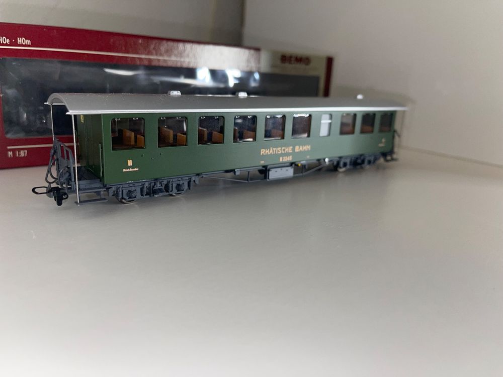 Bemo RhB B 2245 Nostalgie-Plattformwagen 3235 145 | Kaufen auf Ricardo