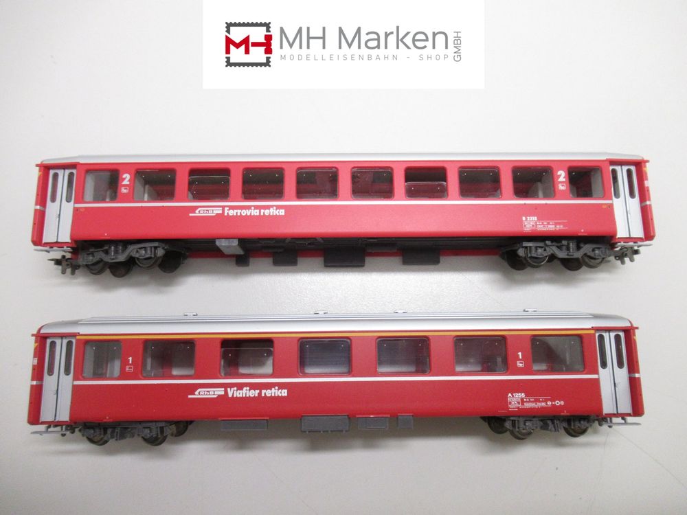Bemo 3253 128+3268 135 1. + 2. Klasse RhB DC GS H0m (Gebraucht) in Basel für CHF 70 – mit ...