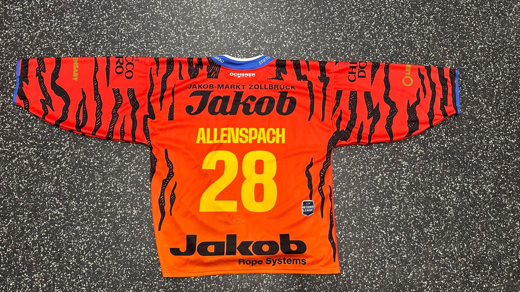 SCL Tigers Matchworn Family-Game Trikot 2025 –#28 Allenspach (Gebraucht) in Langnau i. E. für ...