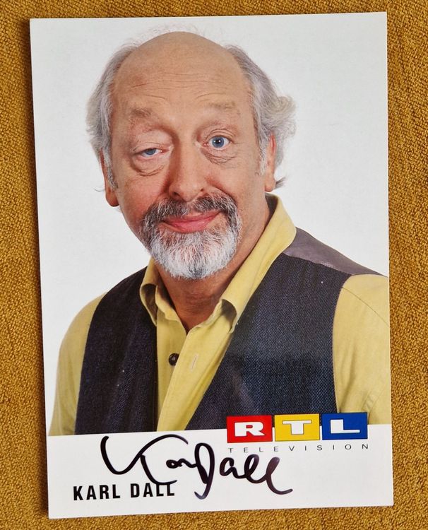 Karl Dall - original signierte Autogrammkarte | Kaufen auf Ricardo