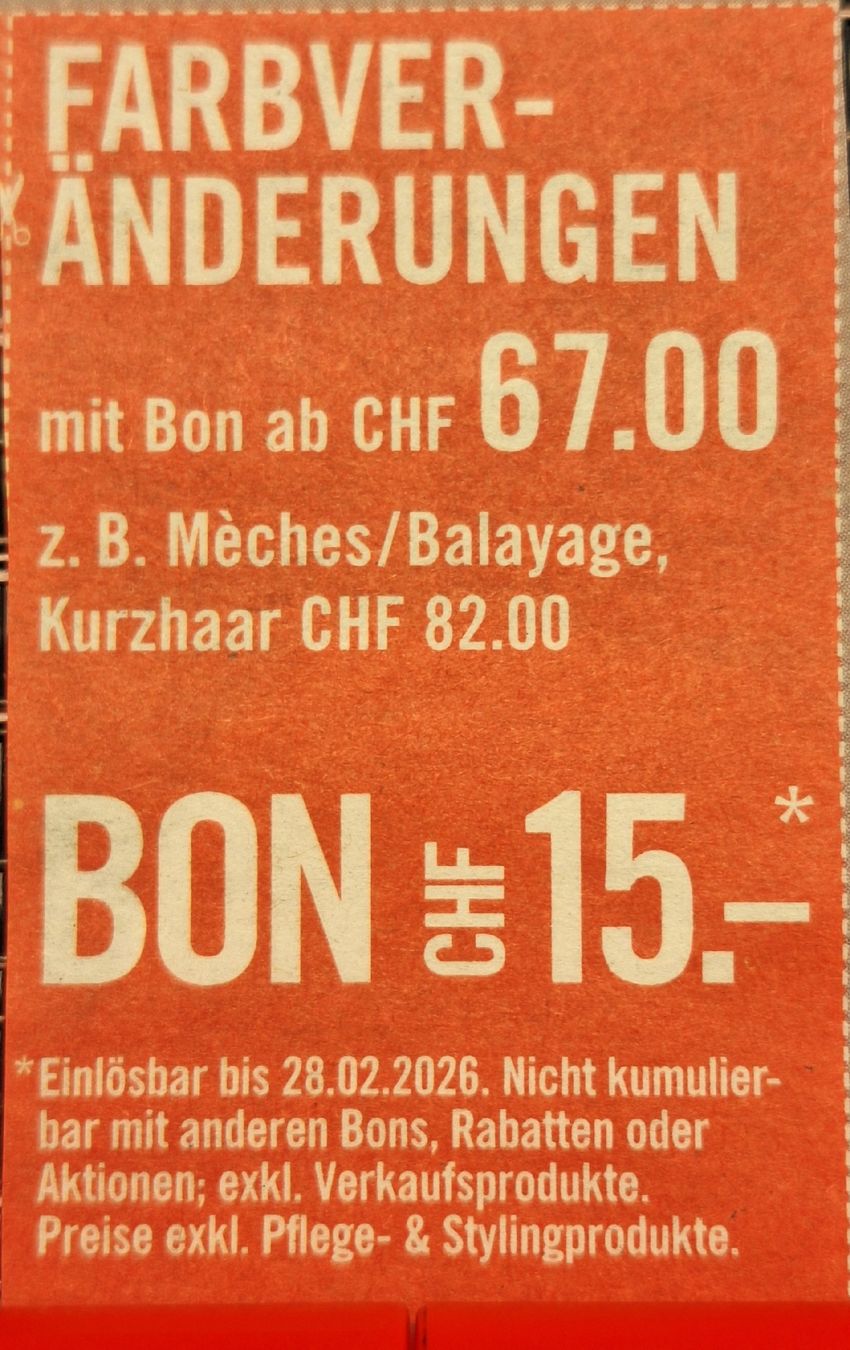 Gidor Coiffeur Farbveränderungen mit Bon ab 67 CHF (Neu und ...