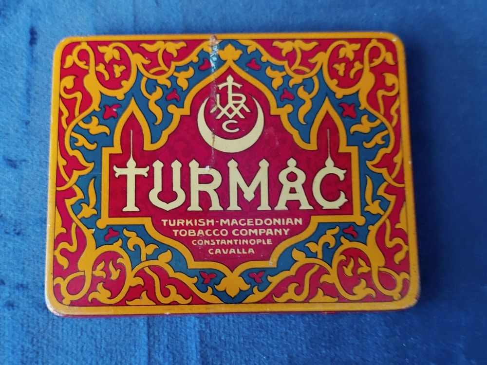 TURMAC * 10 ROUGE CIGARETTES, KLEINE BLECHSCHACHTEL (Gebraucht) in ...