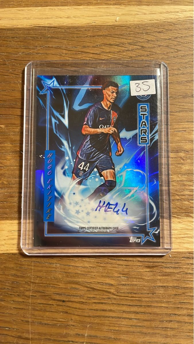 Hugo Ekitike Auto /75 Topps Autograph Issue Rookie Card (Neu (gemäss ...
