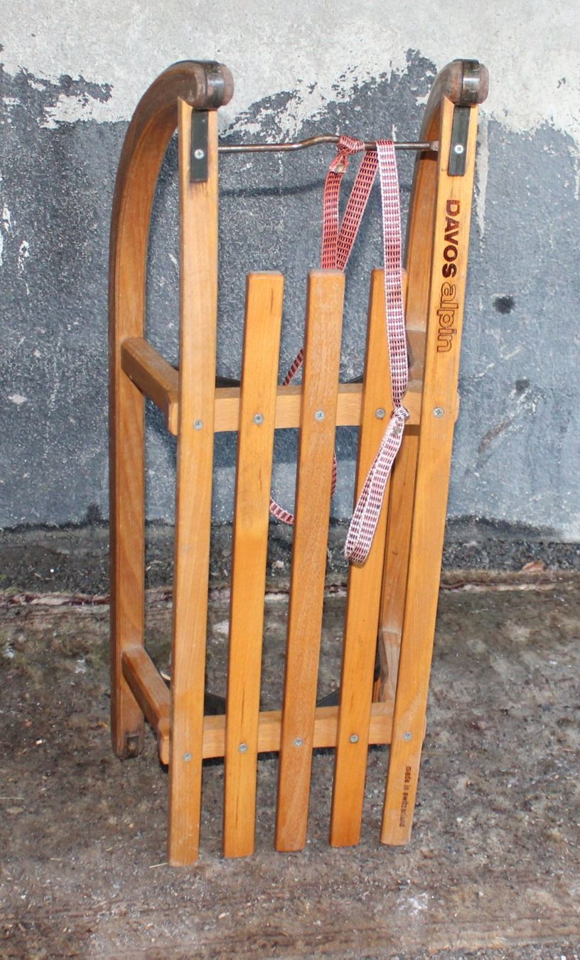 Schlitten Davoser Holzschlitten Davos Alpin abholen in 8575 (Gebraucht ...