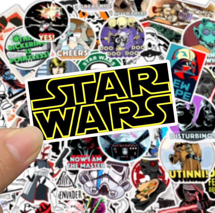 50 Stk. Sticker/Aufkleber - Star Wars | Kaufen auf Ricardo