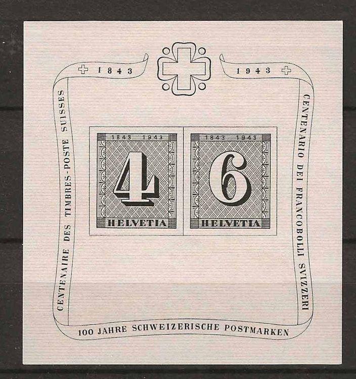 CHW14 - Bloc 100 ans timbres ** (D'occasion) à Trélex pour CHF 12 – avec livraison | Acheter sur ...