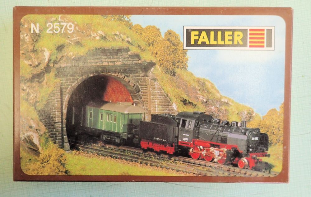 FALLER N - 2 x Tunnelportale 2-Gleisig - Art. 2570 (Neu (gemäss ...