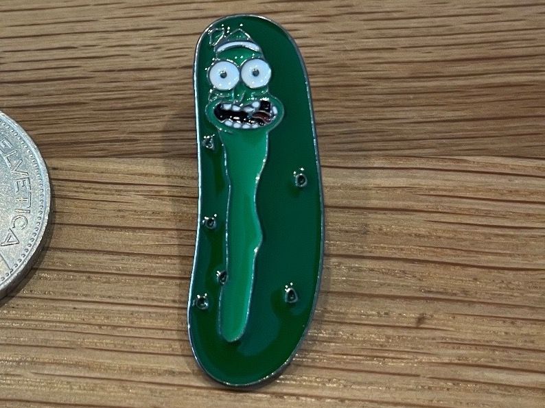 Gurken Rick Meme Pin (Rick and Morty) | Acheter sur Ricardo