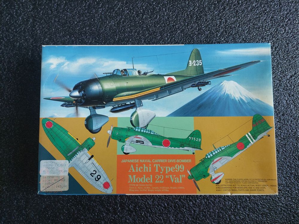 Modèle réduit Fujimi 2in1 Aichi Type 99 Model 22 Val 1:72 (Neu und ...