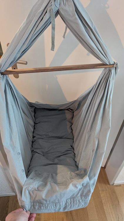 Federwiege Babyhängematte Moonboon ocean neuwertig (Neu (gemäss ...
