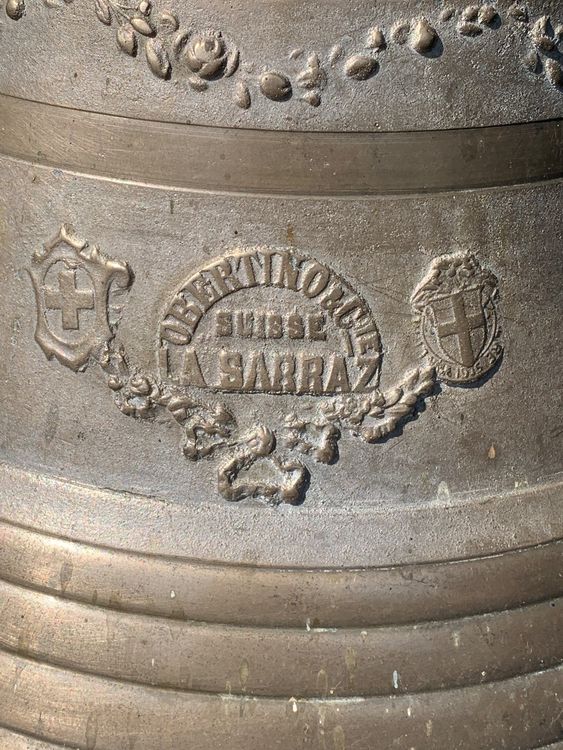 Cloche obertino suisse la sarraz souvenir de la paix 1919 | Kaufen auf Ricardo