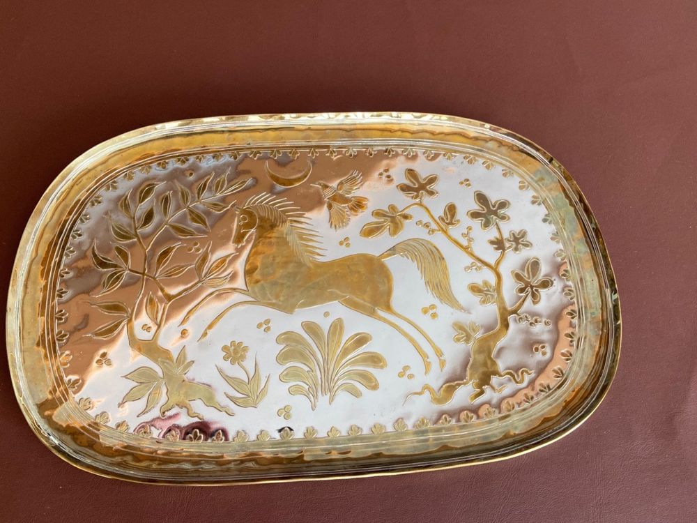 Messingplatte mit Pferdemotiv (Gebraucht) in Diegten für CHF 4 – mit Lieferung auf Ricardo kaufen