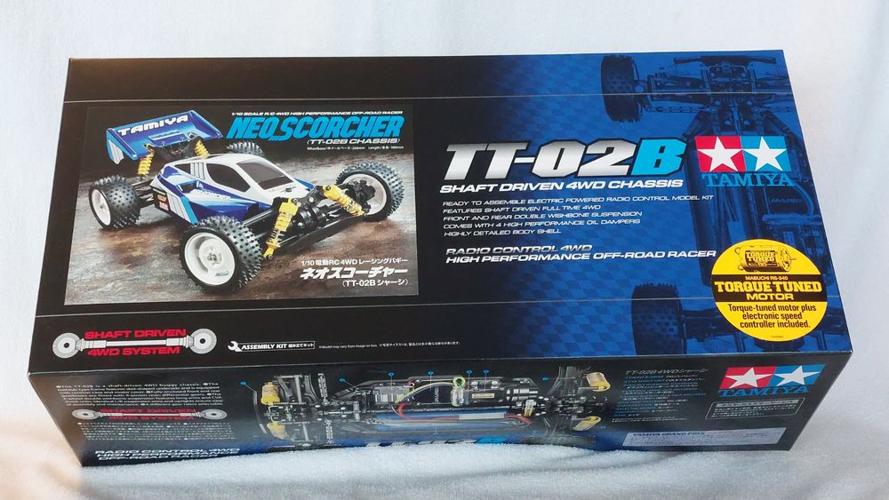 58568 Tamiya TT-02B Neo Scorcher 1:10 4WD Kit (2013) (Neu und ...