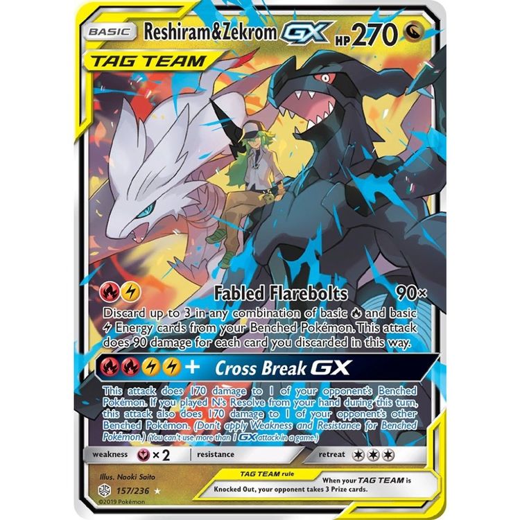 Reshiram & Zekrom GX 157/236 - Pokémon TCG - EN (Gebraucht) in Jonschwil für CHF 15 – mit ...