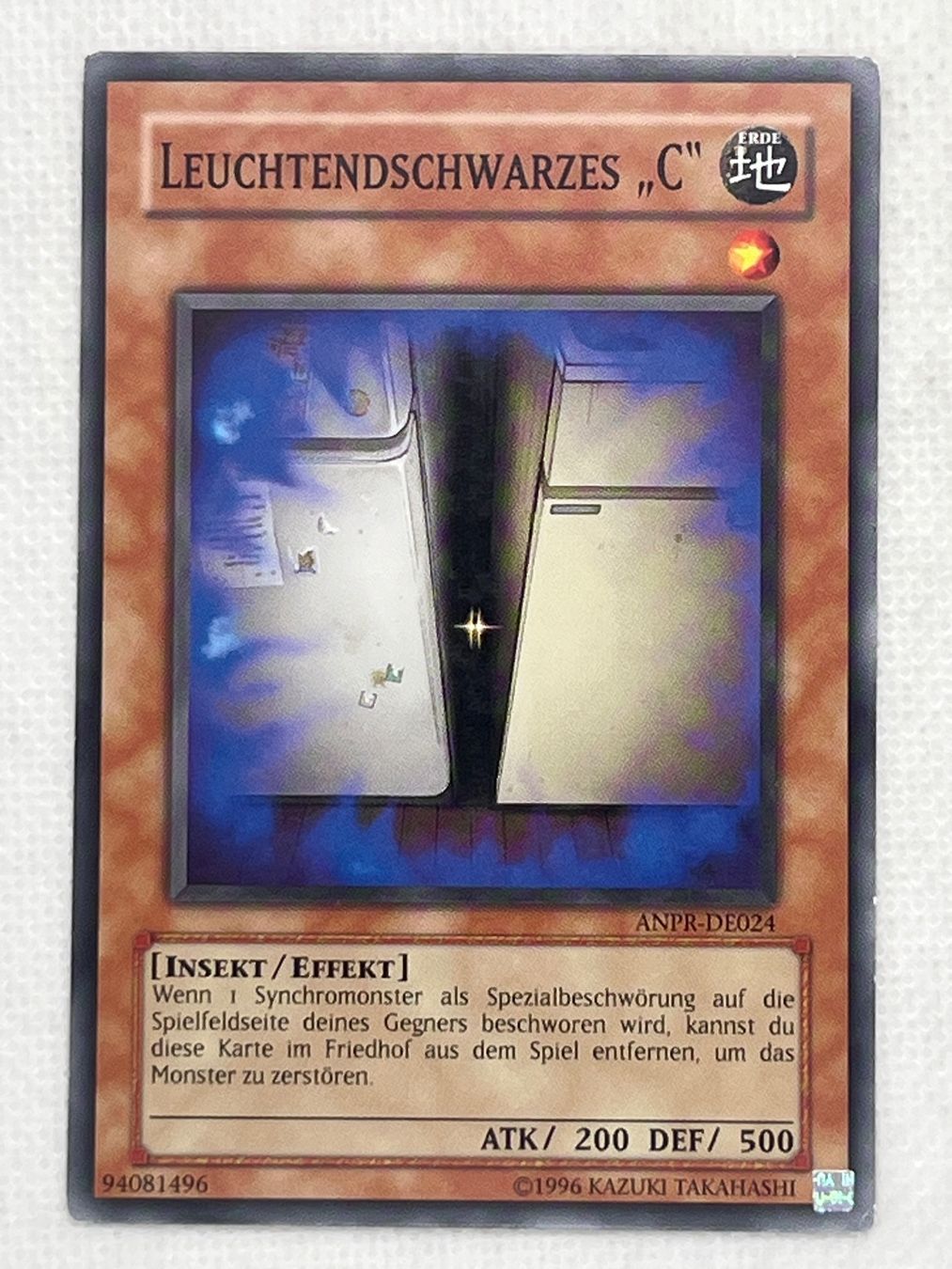 Yu-Gi-Oh! Karte - Leuchtendschwarzes "C" - Selten! (Gebraucht) in ...