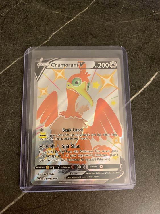 Cramorant V Fullart Pokémon Karte Shiny | Kaufen auf Ricardo