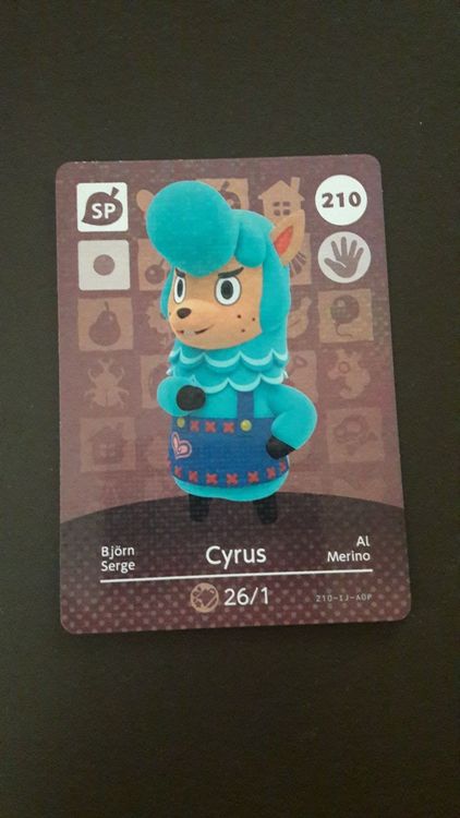 ACNL/NH Amiibo Karte EU - Nr. 210 Björn (Gebraucht) in Nänikon für CHF ...