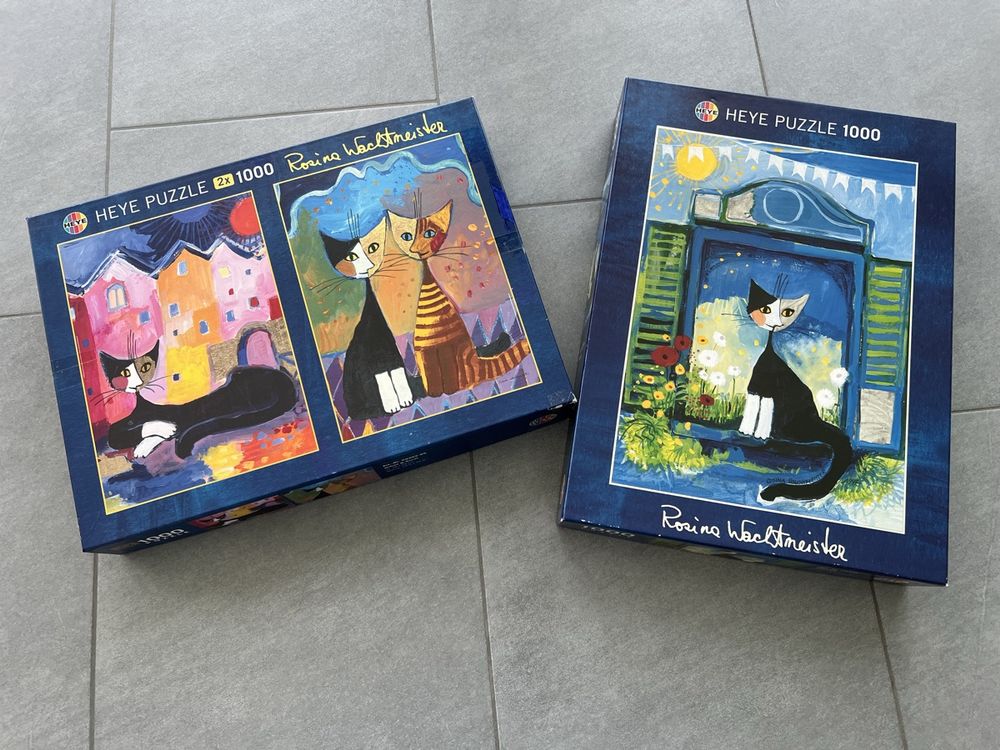 3 Rosina Wachtmeister-Puzzle, 1000 Teile (Gebraucht) in Wiesendangen für CHF 15 – mit Lieferung ...