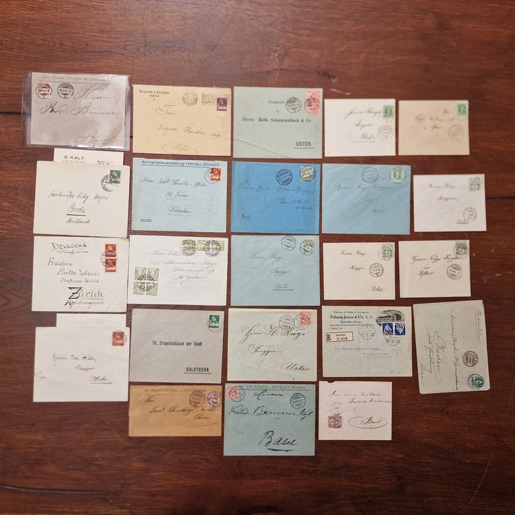 22 x Bedarfs-Post ab 1886 aufsteigend - schöne Auswahl!! (Gebraucht) in ...