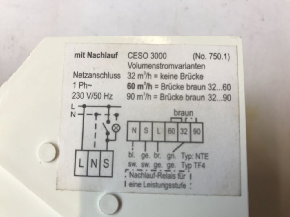 Ventilator 230V "Cesovent" (Gebraucht) in Küblis für CHF 14 – mit ...