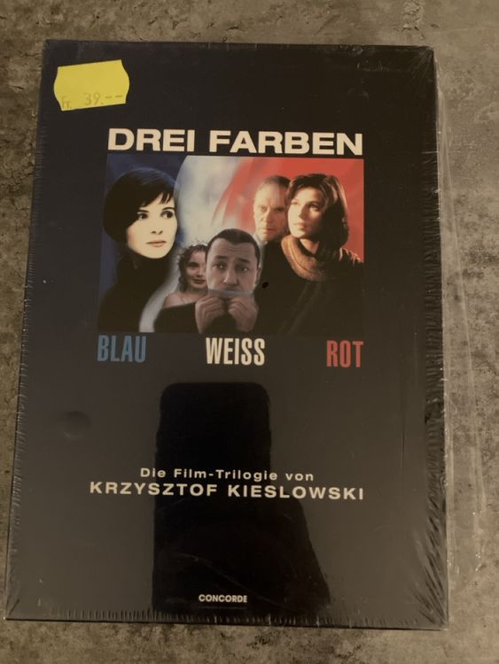 Drei Farben - Blau Weiss Rot DVD Box Kieslowski Trilogie (Neu (gemäss ...