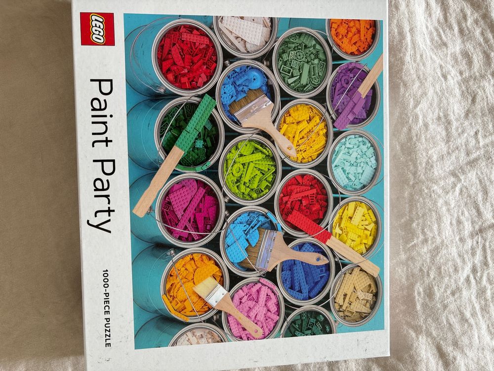 Puzzle Lego "Paint Party" 1000 pièces 🎨🧩 neuf (Neu (gemäss Beschreibung ...