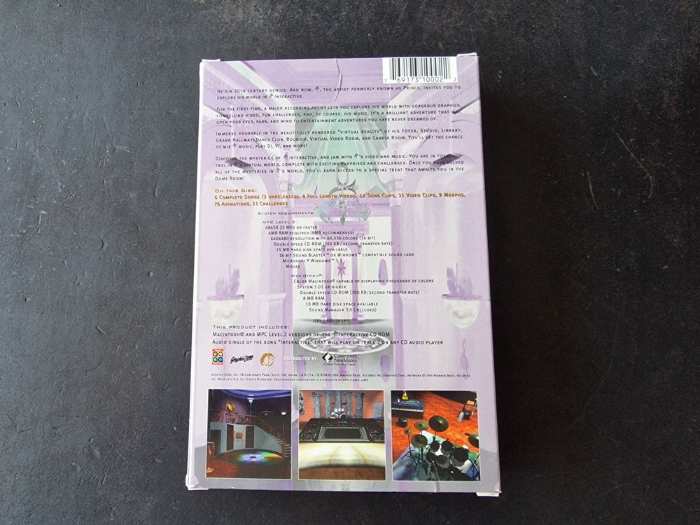 Prince Interactive CD ROM 1994 Windows/Mac (Gebraucht) in Wichtrach für ...