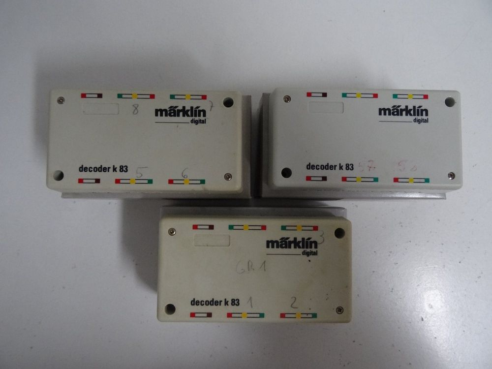 Märklin 60830 3 decoder K83 dès 1.-fr | Kaufen auf Ricardo