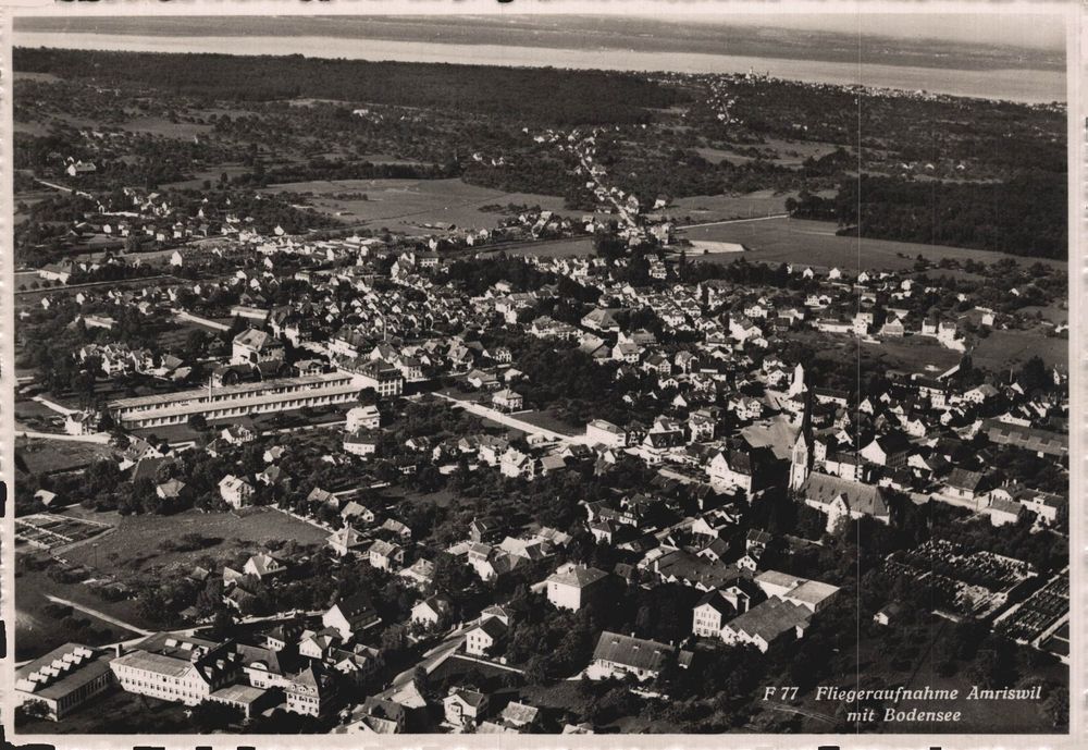 Fliegeraufnahme Amriswil mit Bodensee (Gebraucht) in Bronschhofen für CHF 10 – mit Lieferung auf ...