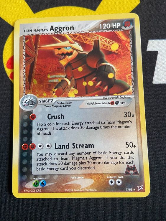 Team Magma's Aggron Holo 7/95 Ex Team Magma Team Aqua | Kaufen auf Ricardo