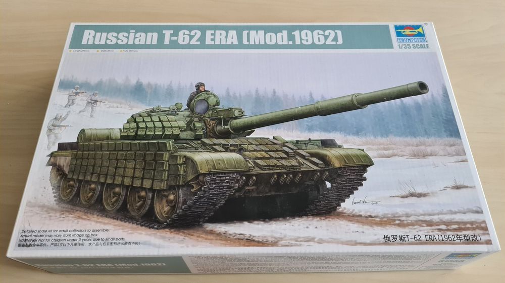 1:35 T-62 ERA Mod. 1962 - Trumpeter 01555 (Neu (gemäss Beschreibung ...