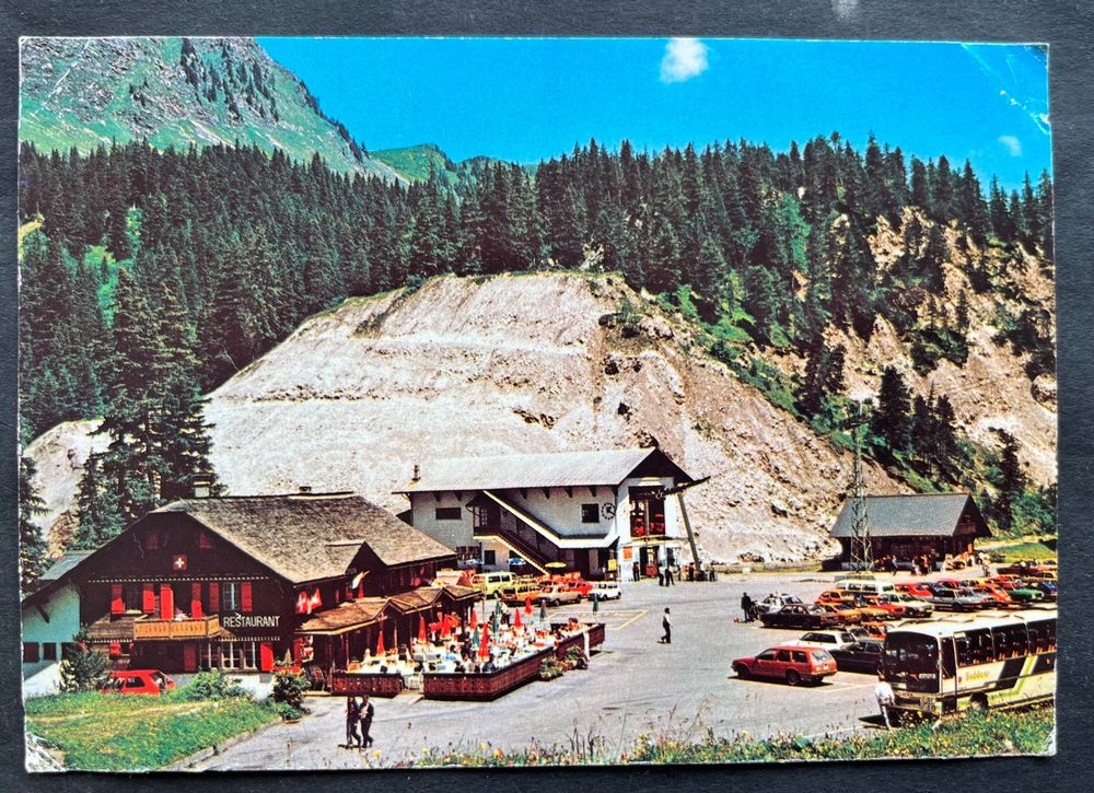 Col du Pillon /Talstation Seilbahn/Reisebus/Zustand beachten (D ...