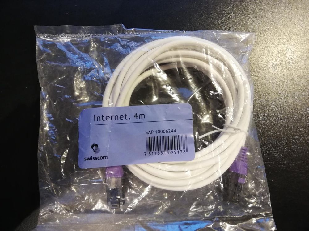 Internet Kabel 4 m (Gebraucht) in Amriswil für CHF 1 – mit Lieferung ...