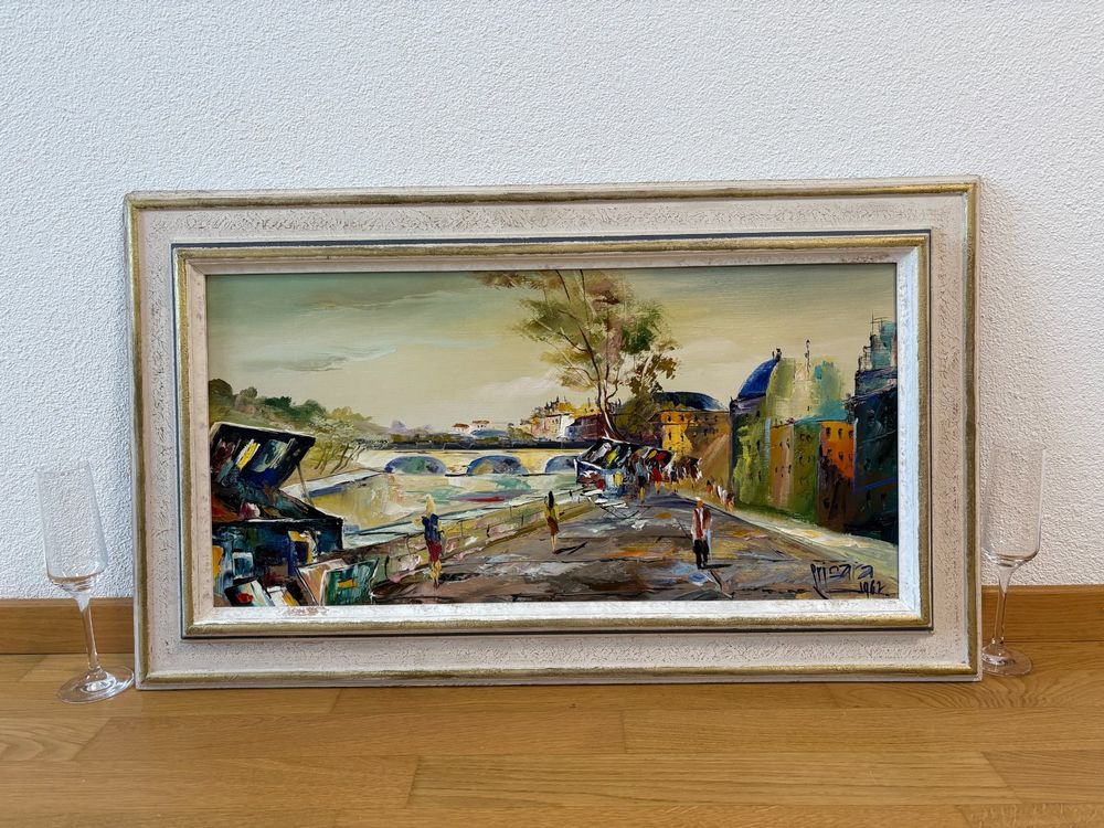 PARIS 1962,un tableau formidable! Strasse 86cmbreitx51cmhoch (Gebraucht ...