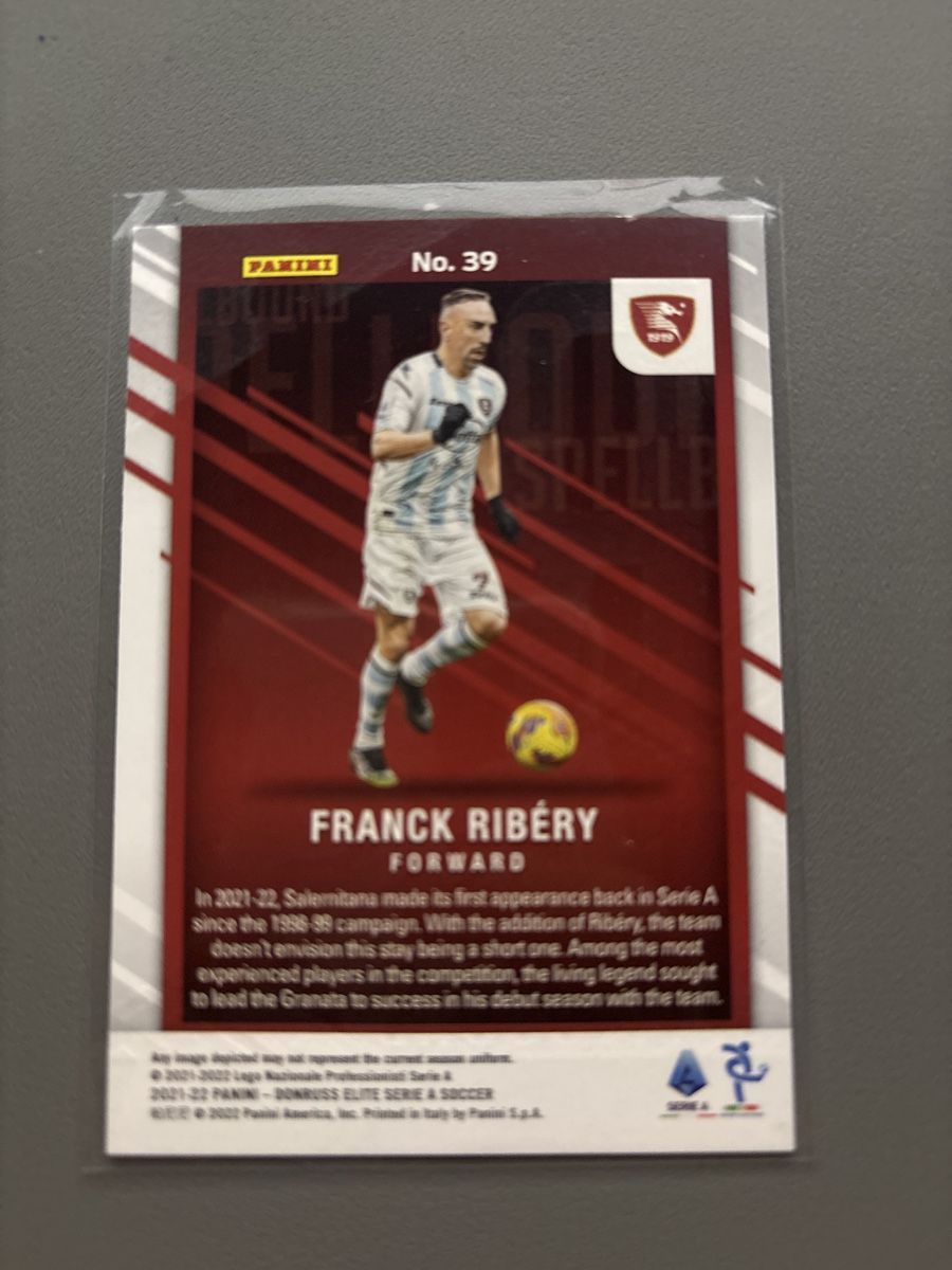 Franck Ribéry - US Salernitana - Elite - Spellbound Karte (Neu (gemäss ...