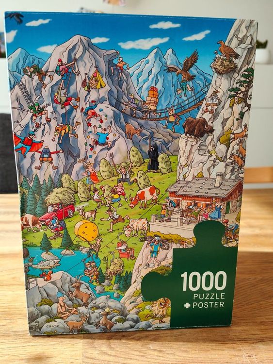 1000er Puzzle "Alpine Fun" von Birgit Tanck (Gebraucht) in Zürich für ...