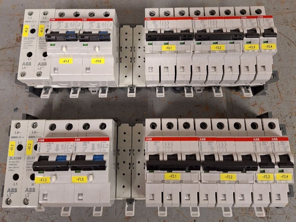 Sicherungen, ABB, Rcd, Strom, Verteiler (Gebraucht) in Boppelsen für CHF 50 – mit Lieferung auf ...
