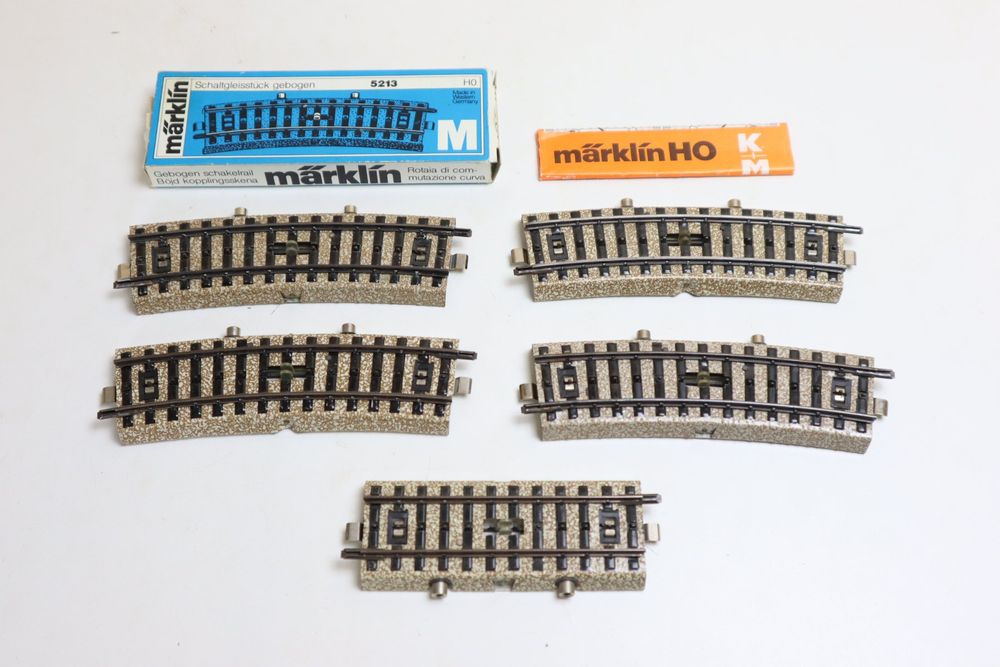 Märklin 5 x Schaltgleis H0 - 5213 / 5146 (Gebraucht) in für CHF 22 ...